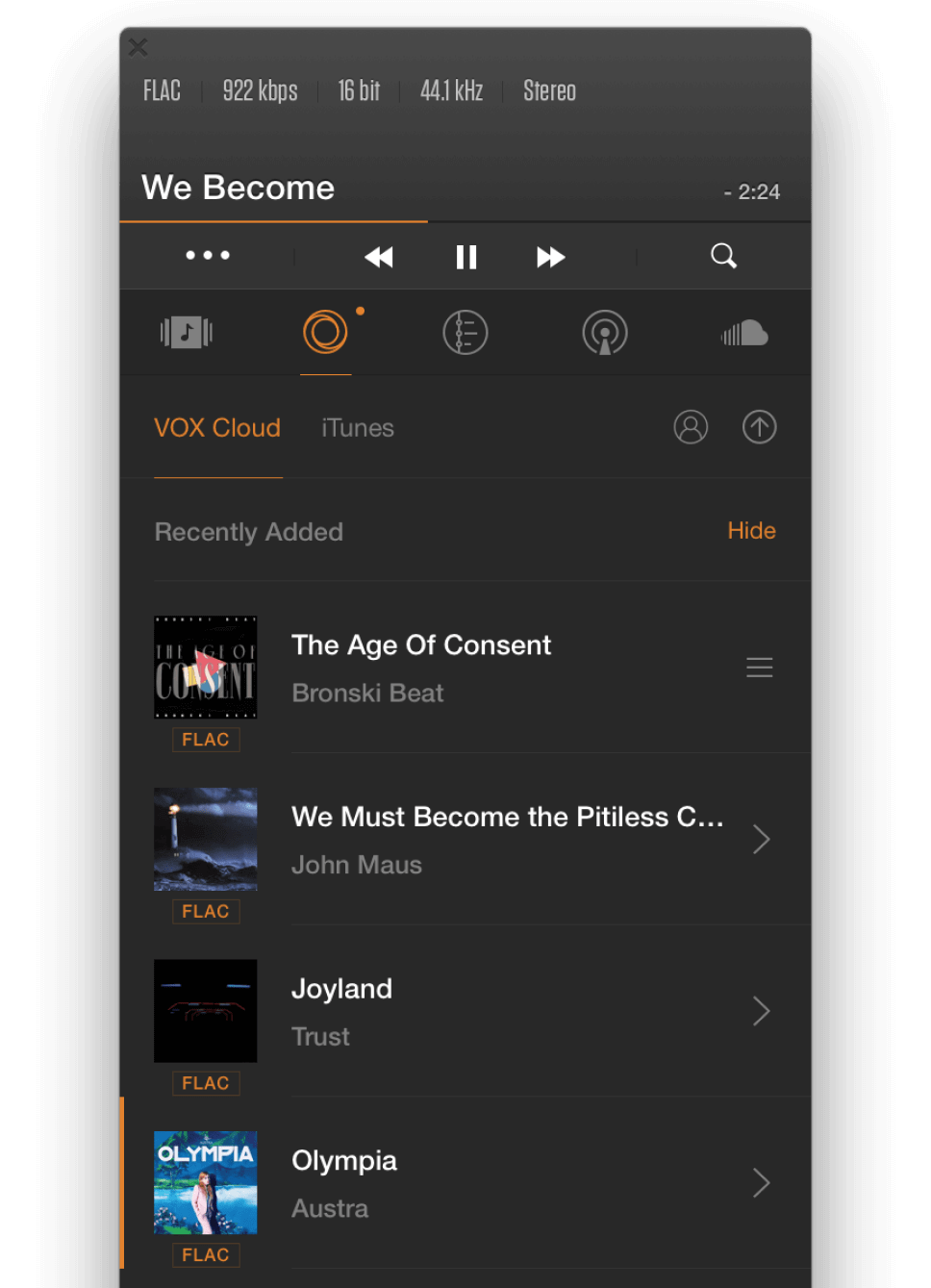 VOX Music Player for Mac & iPhone: Unlimited Solution for Music Lovers